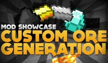 Custom Ore Generation Mod for Minecraft 1.7.10 | MineCraftings
